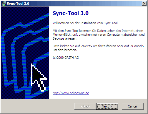 GRITH AG - Sync-Tool 2.0: Benutzeranleitung